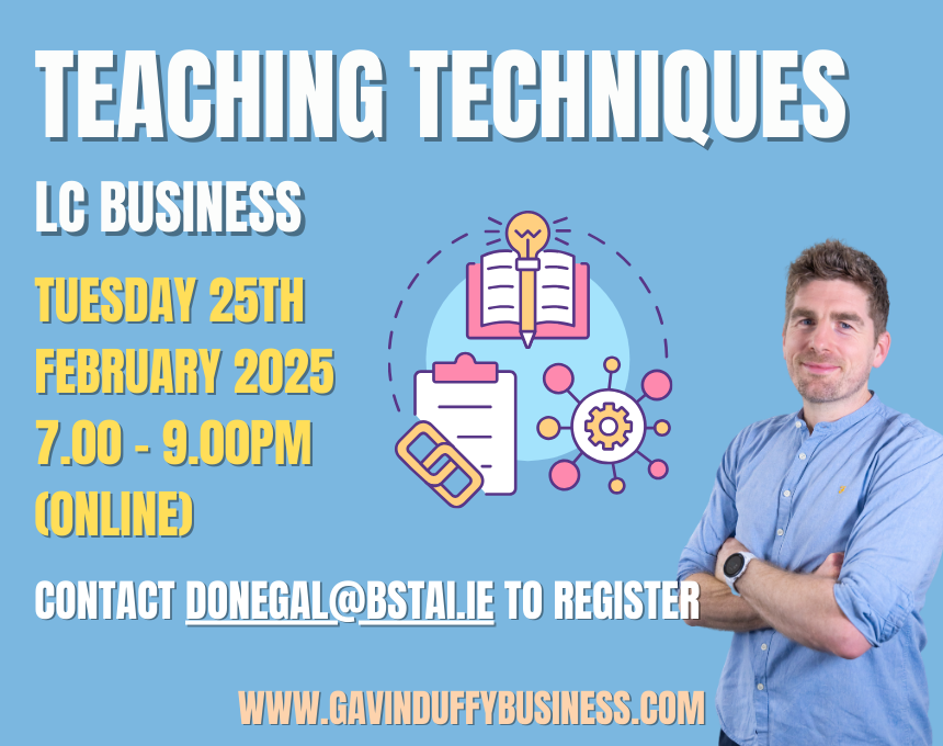 Classroom Strategies - BSTAI February 25th – Gavin Duffy Business (GD ...